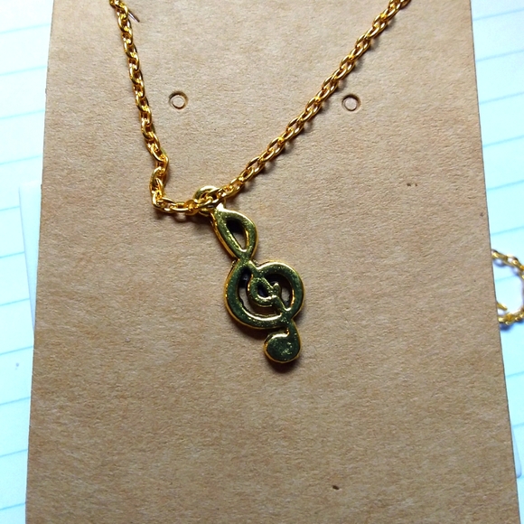 Jewelry | Music Note Necklace | Poshmark